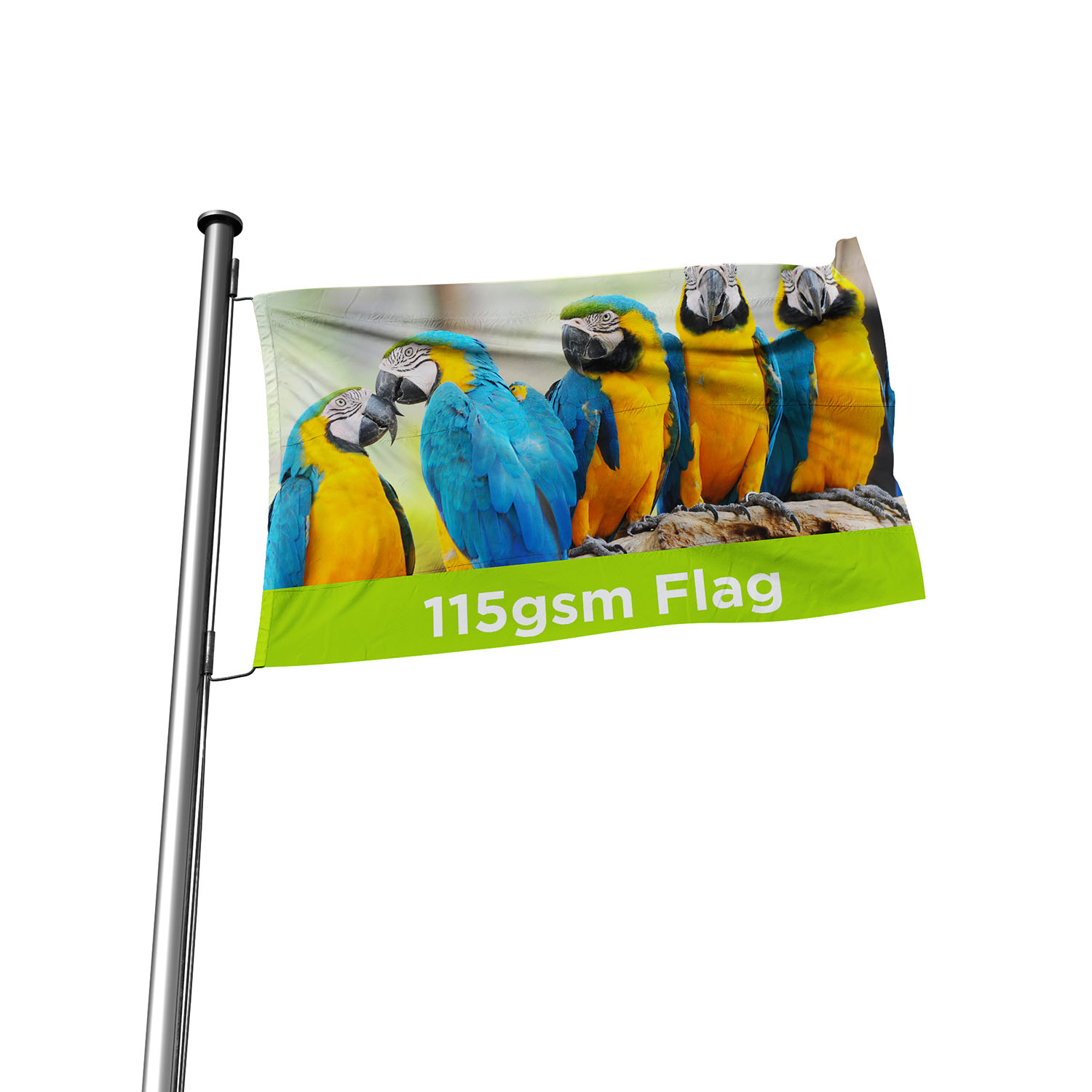 Product - 115gsm Knitted Polyester Flag - Allwag