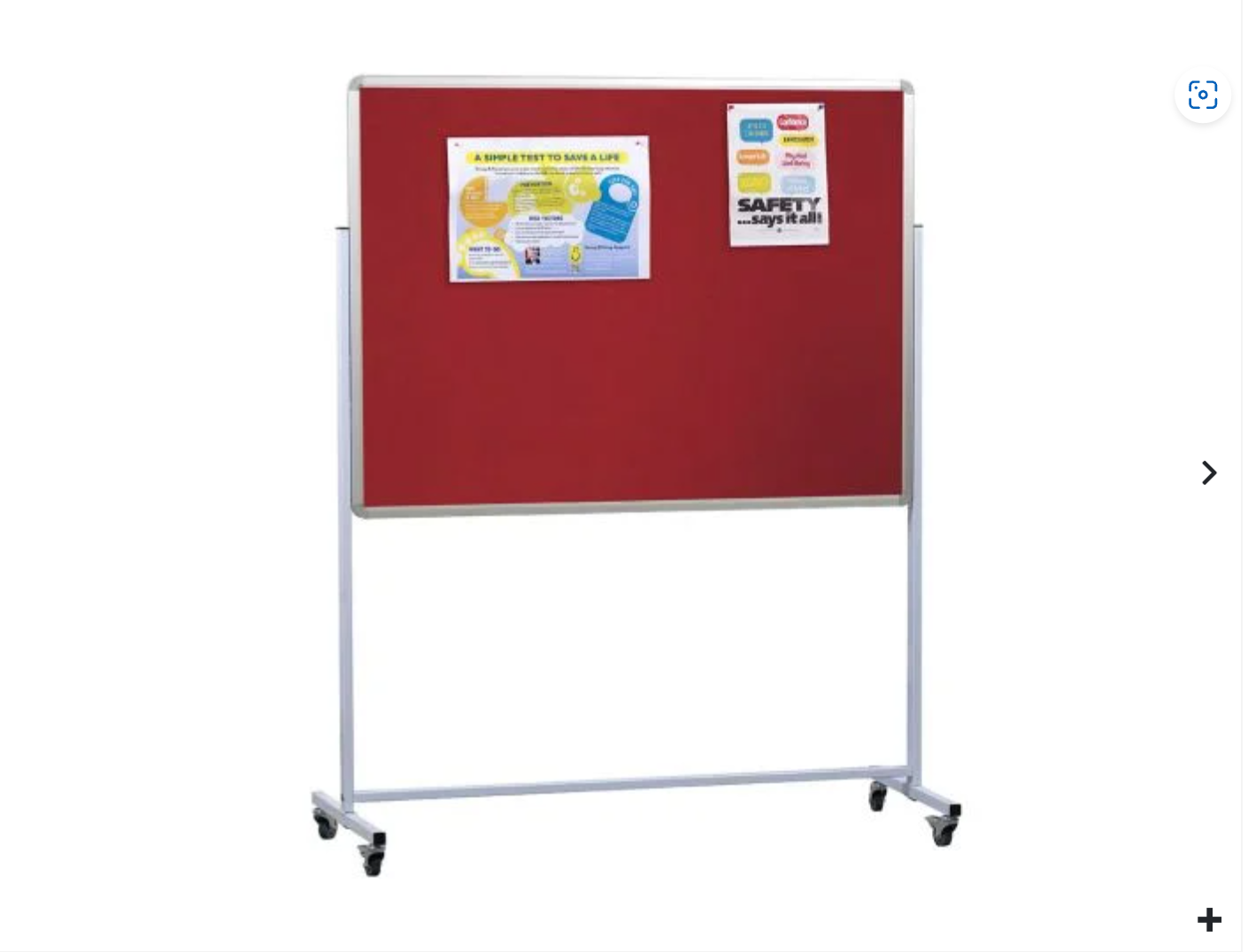 Product - Double Sided Mobile Aluminium Noticeboard - Allwag